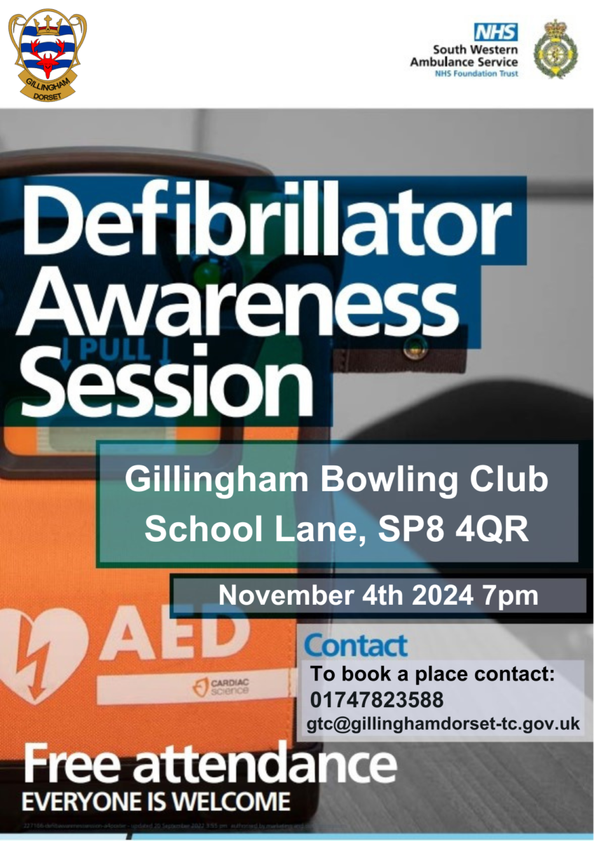 Defibrillator Awareness Training - Gillingham Town Council
